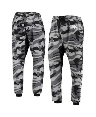 Men's FOCO Black Denver Broncos Camo Jogger Pants - Macy's