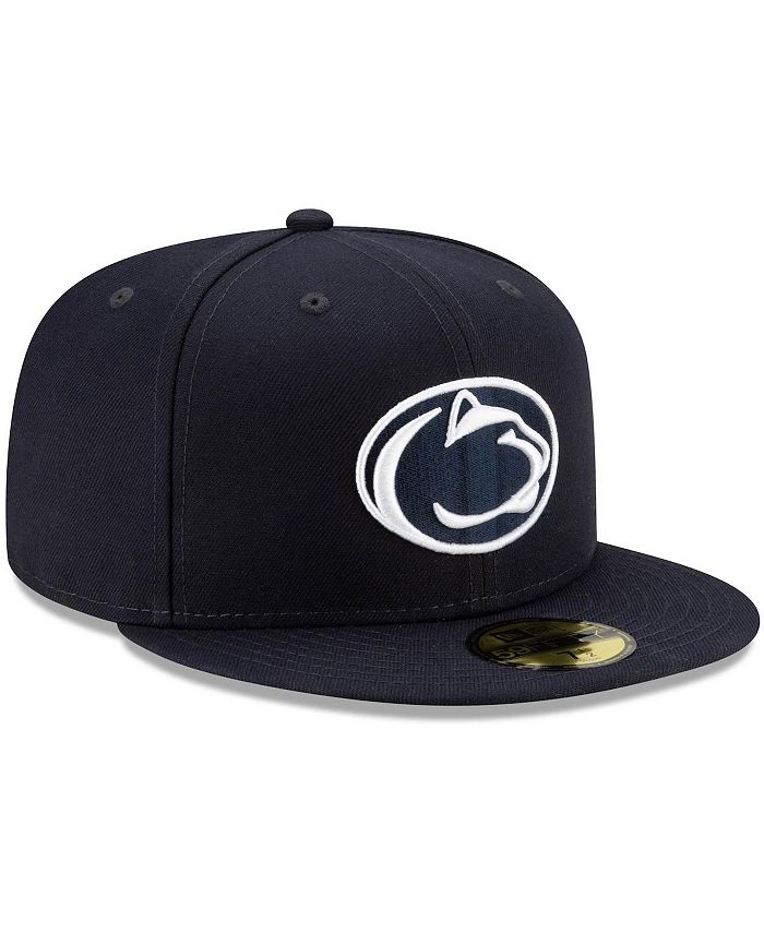 New Era Men's Navy Penn State Nittany Lions Basic 59FIFTY Team Fitted ...