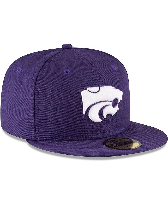 New Era Men's Purple Kansas State Wildcats Logo Basic 59FIFTY Fitted ...
