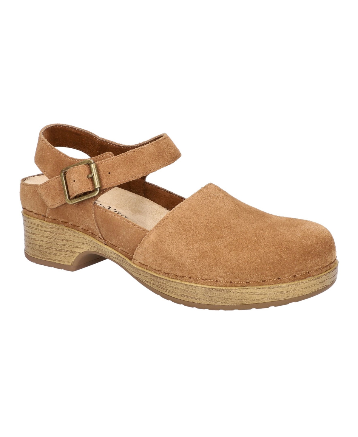 Click here for Bella Vita Womens Jaycina Clogs - Cognac Suede Lea... prices