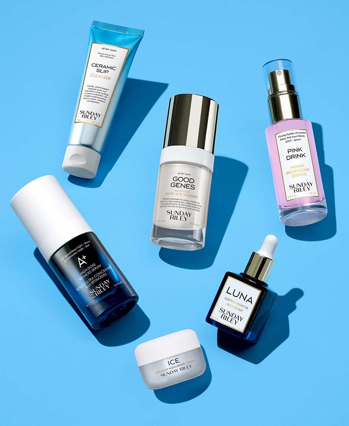 Sunday Riley 6-Pc. Go To Bed With Me Anti-Aging Night Routine Set - Macy's