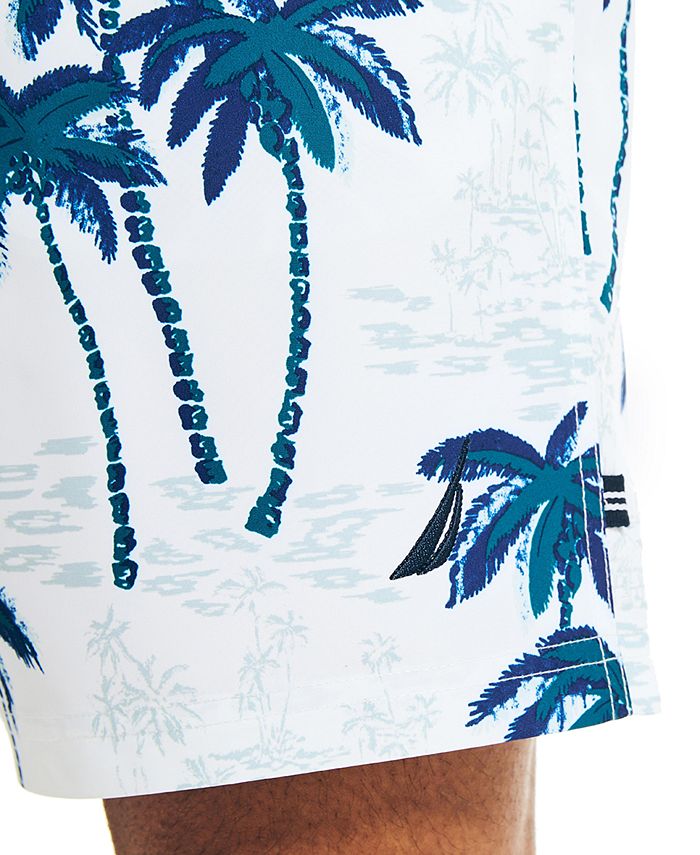 Nautica Men's Quick-Dry Palm Tree-Print 18" Board Shorts & Reviews ...
