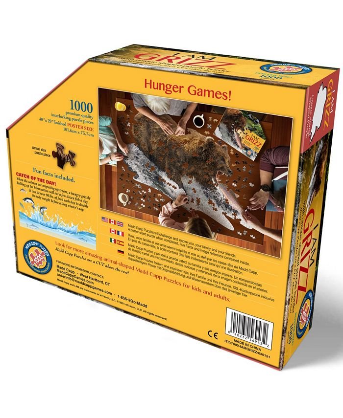 Madd Capp Games Puzzles - I AM GRIZZ Puzzle, Set of 1000 - Macy's