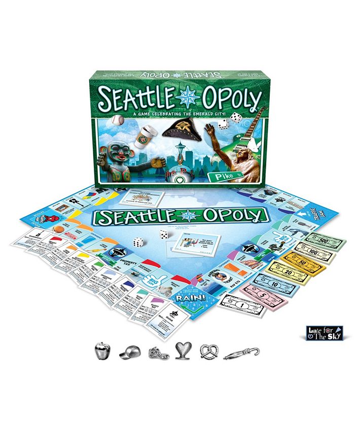Late for the Sky Seattle-Opoly Board Game - Macy's