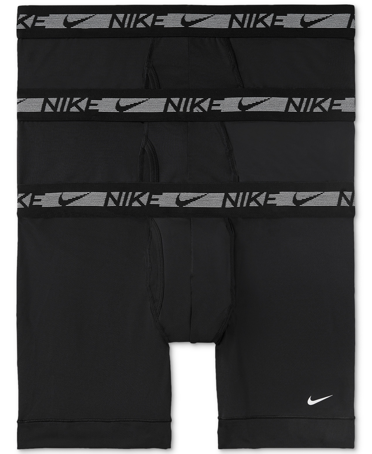 Nike Men's 3pk. Dri-fit Ultra Stretch Micro Boxer Briefs - Black ...