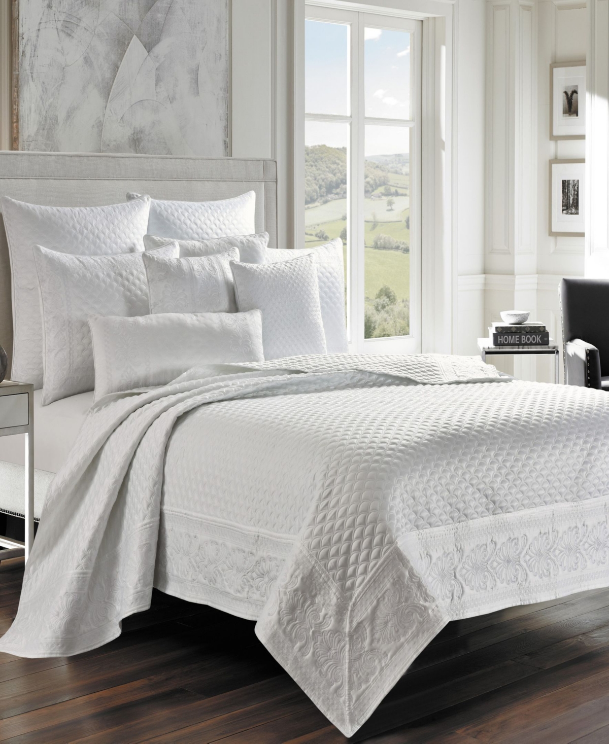 Click here for J Queen New York Lyndon Coverlet  King/California... prices