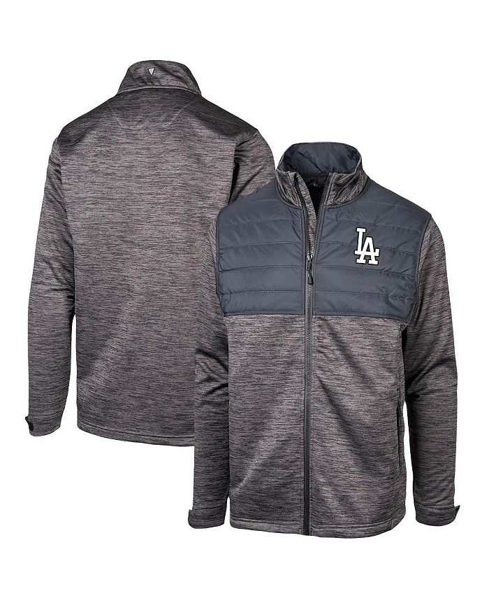 LevelWear Men's Charcoal Los Angeles Dodgers Beta Full-Zip Jacket - Macy's