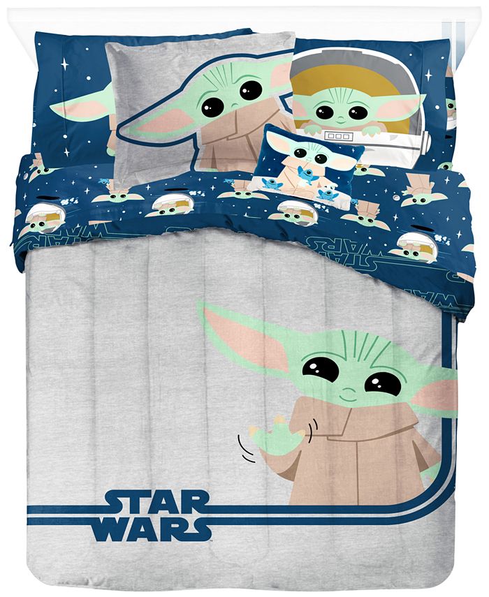 Disney Star Wars Hello Grogu 8-Pc. Full Comforter Set - Macy's