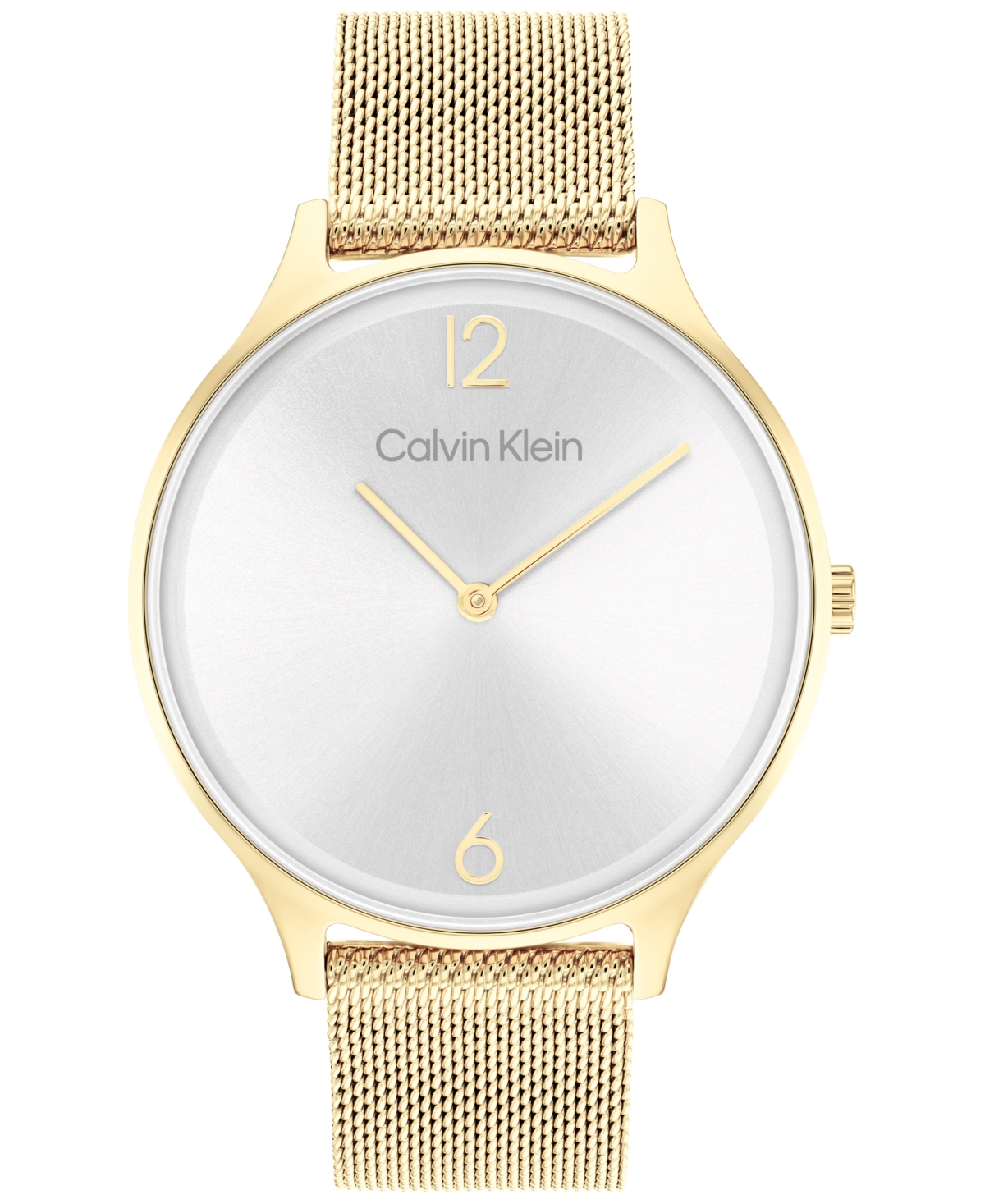 Click here for Calvin Klein Gold-Tone Mesh Bracelet Watch 38mm -... prices