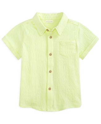 First Impressions Baby Boys Shirt, Created for Macy's - Macy's