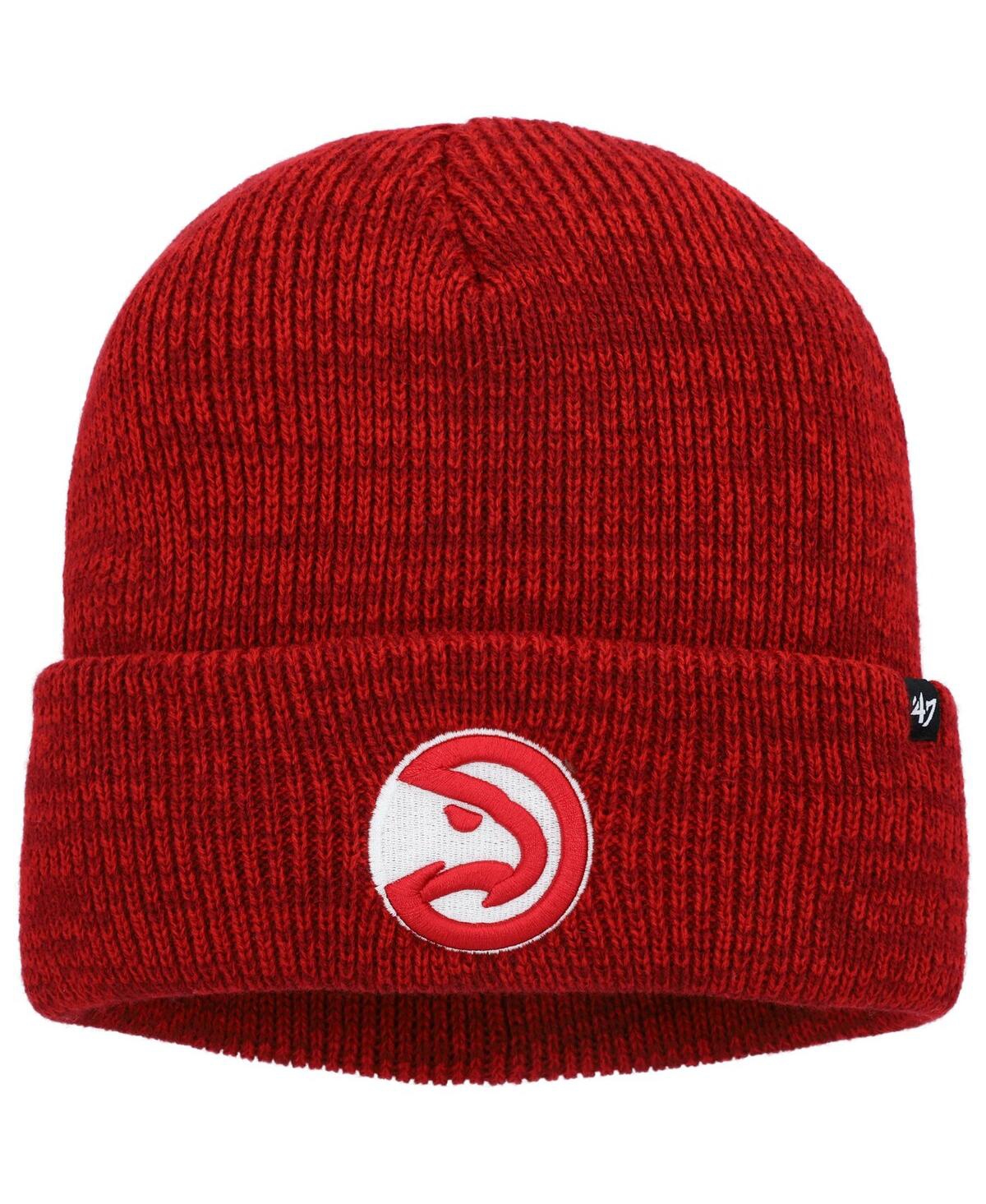 Click here for Mens 47 Red Atlanta Hawks Brain Freeze Cuffed Knit... prices