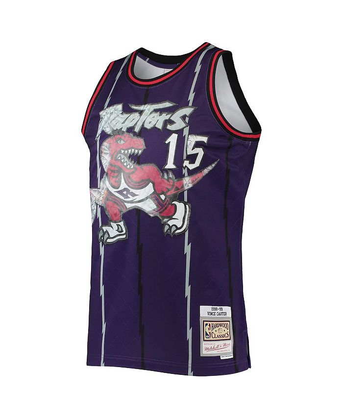 Mitchell And Ness Mens Vince Carter Purple Toronto Raptors 1998 99
