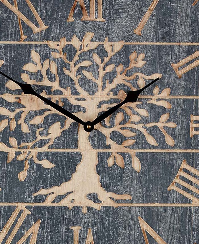 Art For The Home Timepiece Tree Clock Wall Art - Macy's