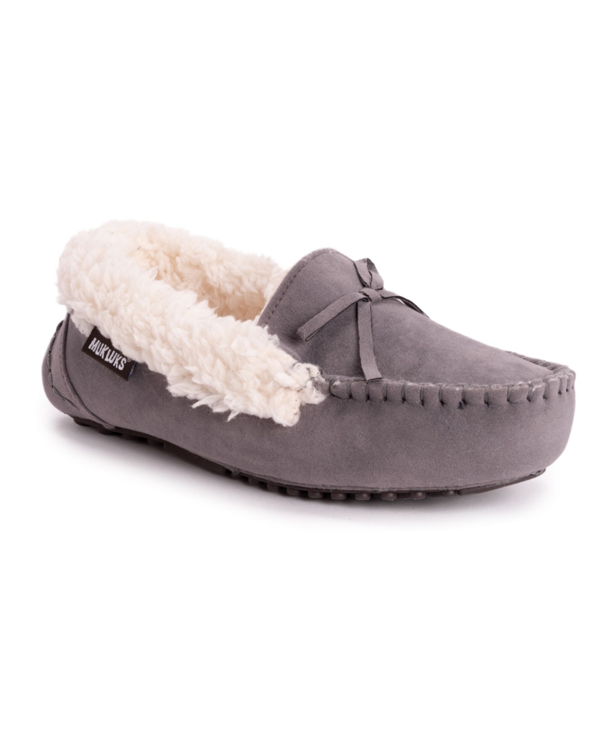 Click here for Muk Luks Womens Jaylah Slippers - Light grey prices