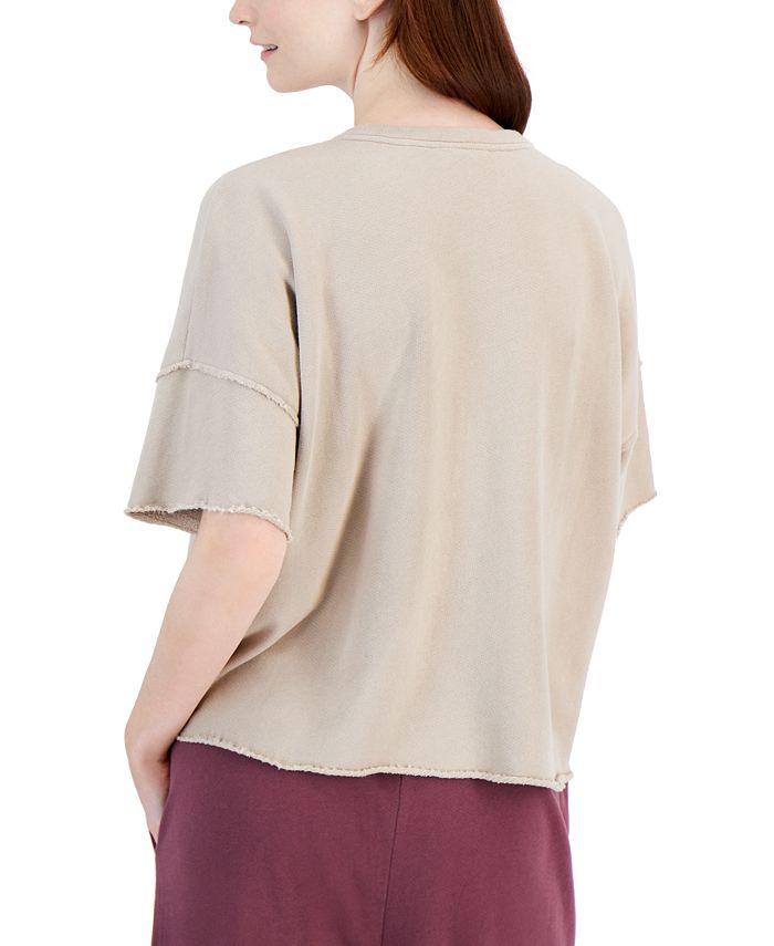 Eileen Fisher Women's Organic Cotton Boxy Top - Macy's