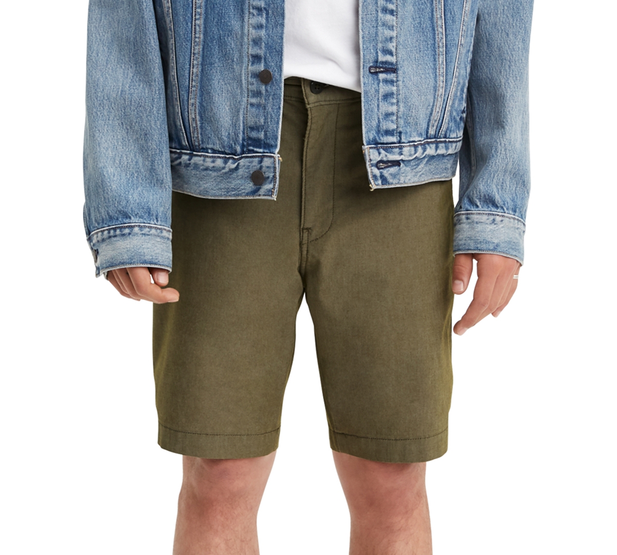 Click here for Levis Mens Xx Chino 9 Shorts - Olive Night prices