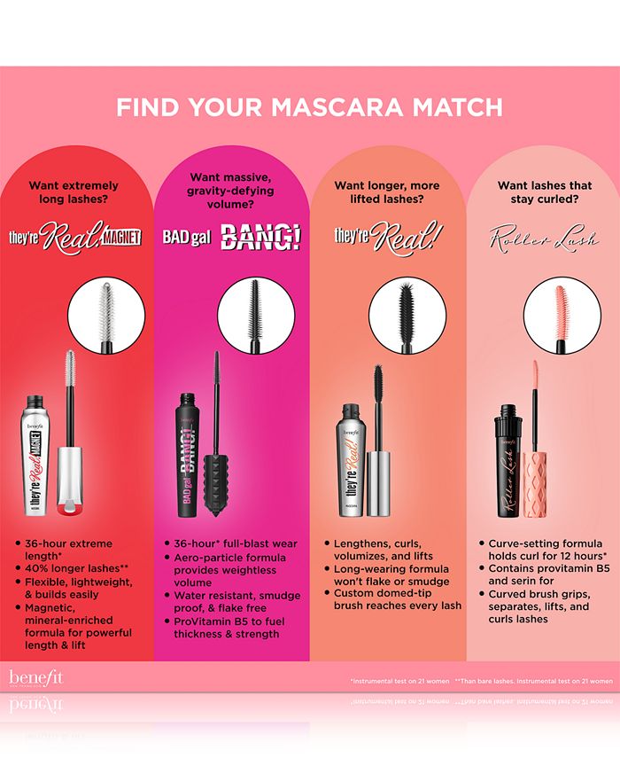 Benefit Cosmetics BADgal BANG! Volumizing Mascara & Reviews - Mascara ...
