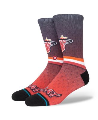 Men's Stance Miami Heat Hardwood Classics Fader Collection Crew Socks ...