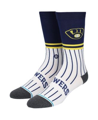 Men's Stance Milwaukee Brewers Infiknit Color Crew Socks - Macy's