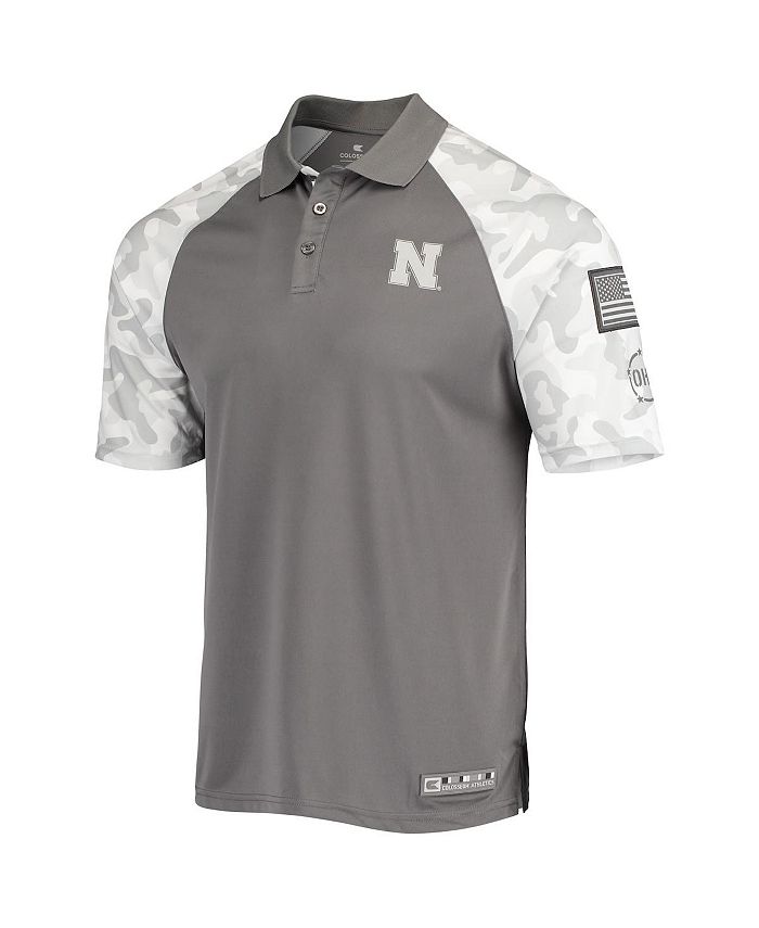 Colosseum Men's Gray, Camo Nebraska Huskers OHT Military-Inspired ...