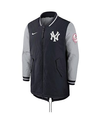 Nike Men's Navy New York Yankees Dugout Performance Full-Zip Jacket ...