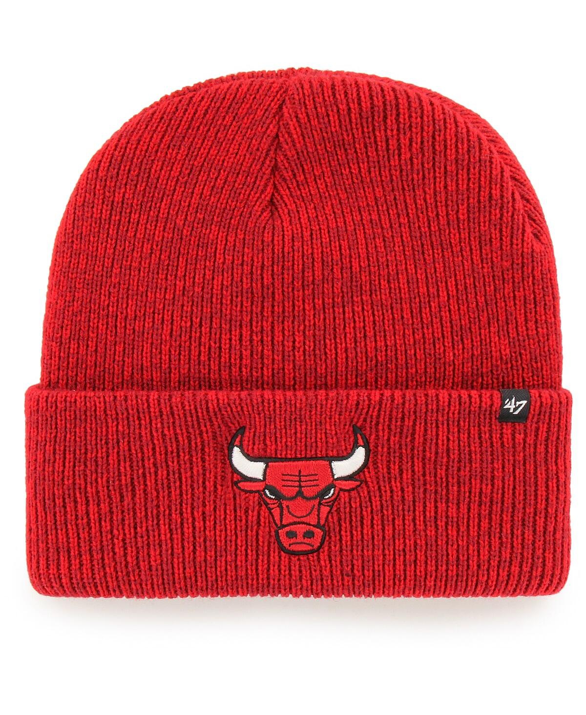 Click here for Mens 47 Red Chicago Bulls Brain Freeze Cuffed Knit... prices