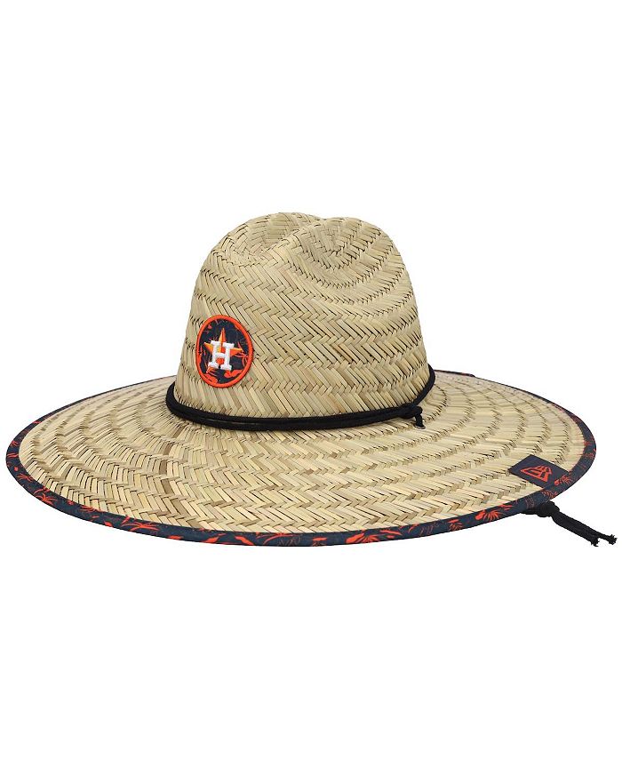 New Era Men's Natural Houston Astros 2022 Mlb Spring Training Straw Hat ...