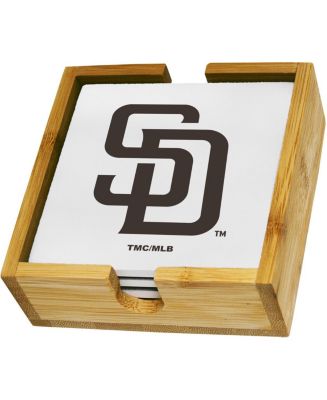San Diego Padres Team Logo Four-Pack Square Coaster Set - Macy's