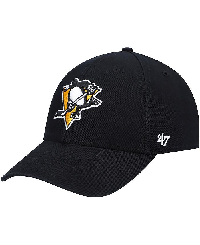 '47 Brand Men's '47 Black Pittsburgh Penguins Legend Mvp Adjustable Hat ...