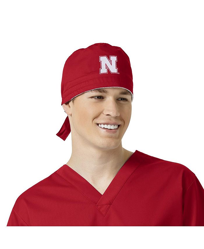 WonderWink Scarlet Nebraska Huskers Team Unisex Scrub Cap - Macy's