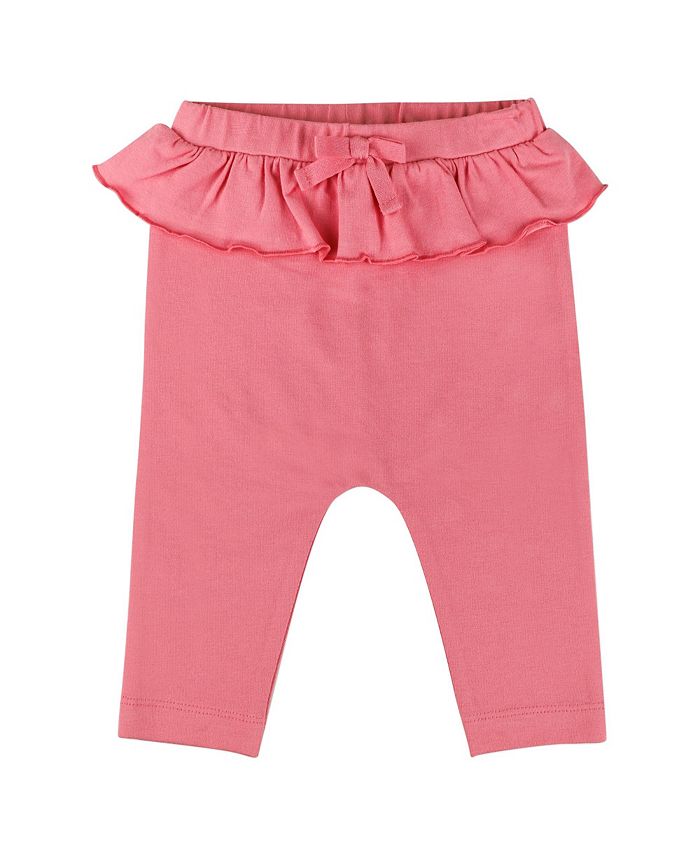 Mac & Moon Baby Girls Elastic Pull On Pants, Pack of 2 - Macy's