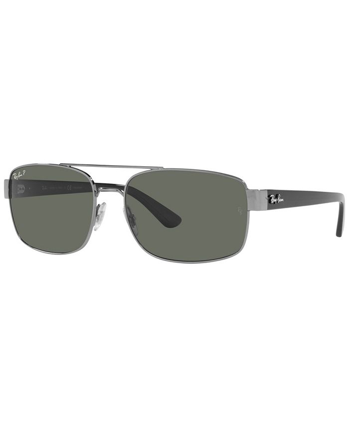 Ray-Ban Men's Polarized Sunglasses, RB3687 - Macy's