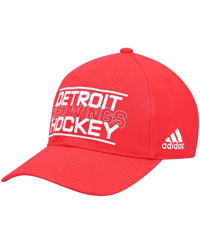 adidas Men's Red Detroit Red Wings Slouch Flex Hat - Macy's