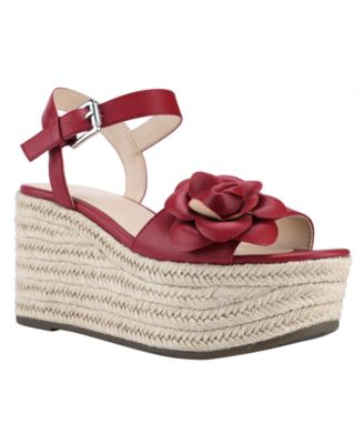 Marc Fisher Women's Venom Platform Wedge Sandals - Macy's