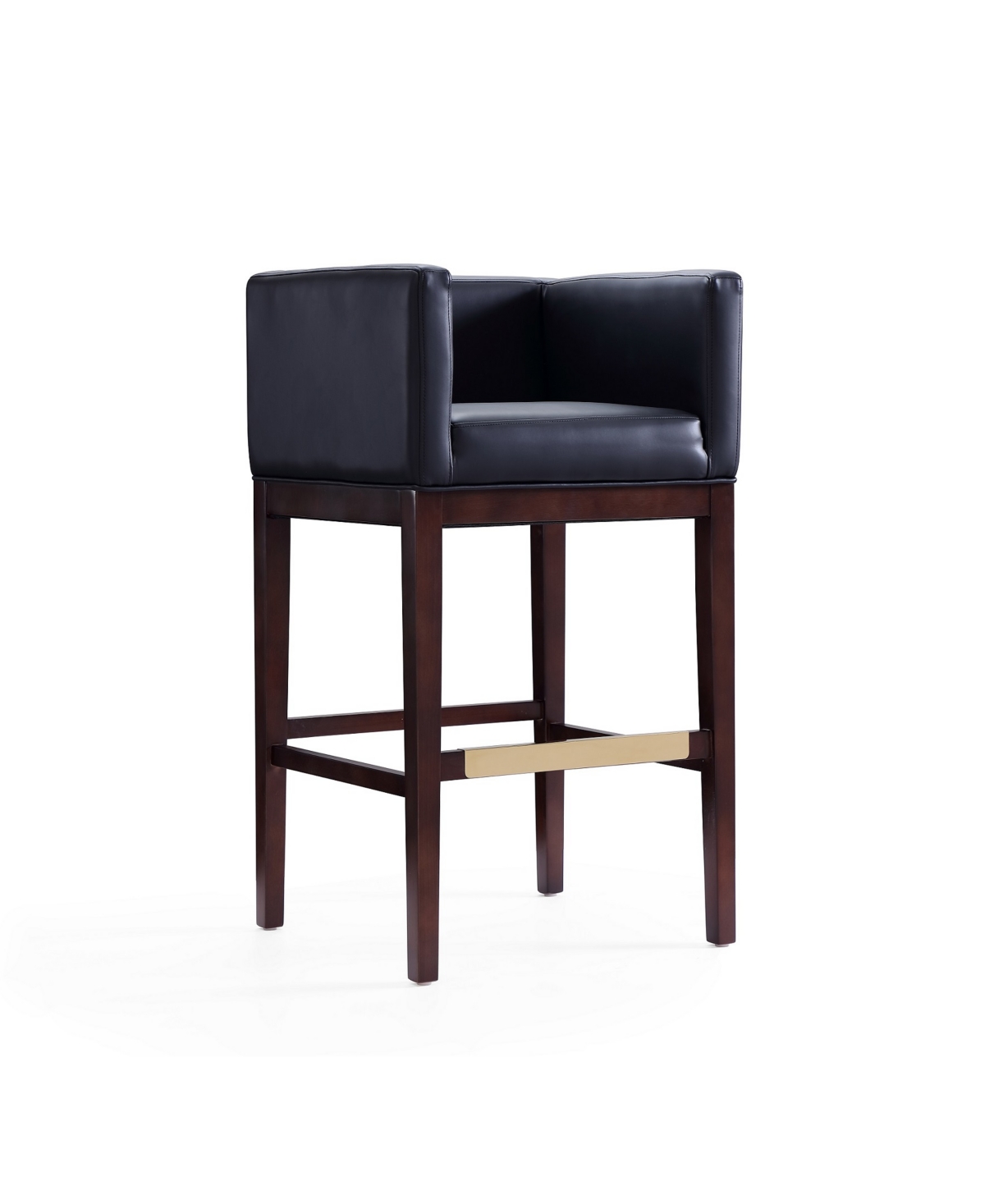 Click here for Kingsley Barstool - Black and Dark Walnut prices