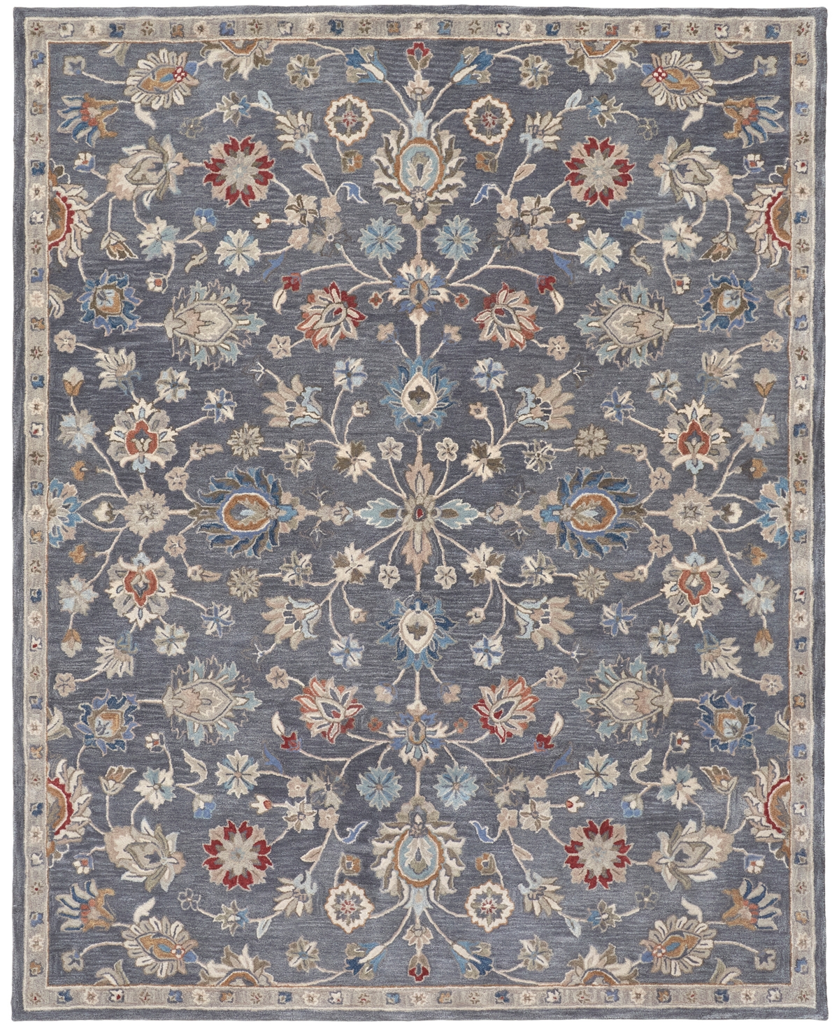 Click here for Feizy Rylan R8639 4 x 6 Area Rug - Blue  Red prices