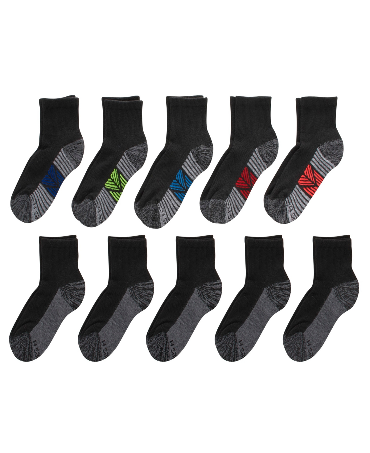 Click here for Big Boys Ultimate Ankle Socks  Pack of 10 - Black prices