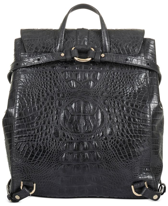 Brahmin Sadie Embossed Leather Backpack - Macy's