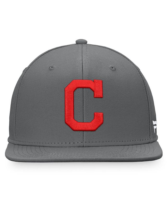 Fanatics Men's Graphite Cleveland Indians Snapback Hat - Macy's