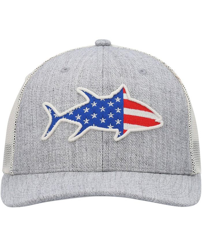 Local Crowns Men's Heathered Gray USA Fish Collection Tuna Trucker ...