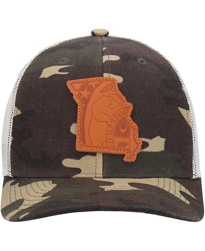 Local Crowns Men's Camo Missouri Icon Woodland State Patch Trucker ...