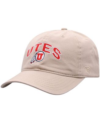 Men's Top of the World Khaki Utah Utes Classic Arch Adjustable Hat - Macy's