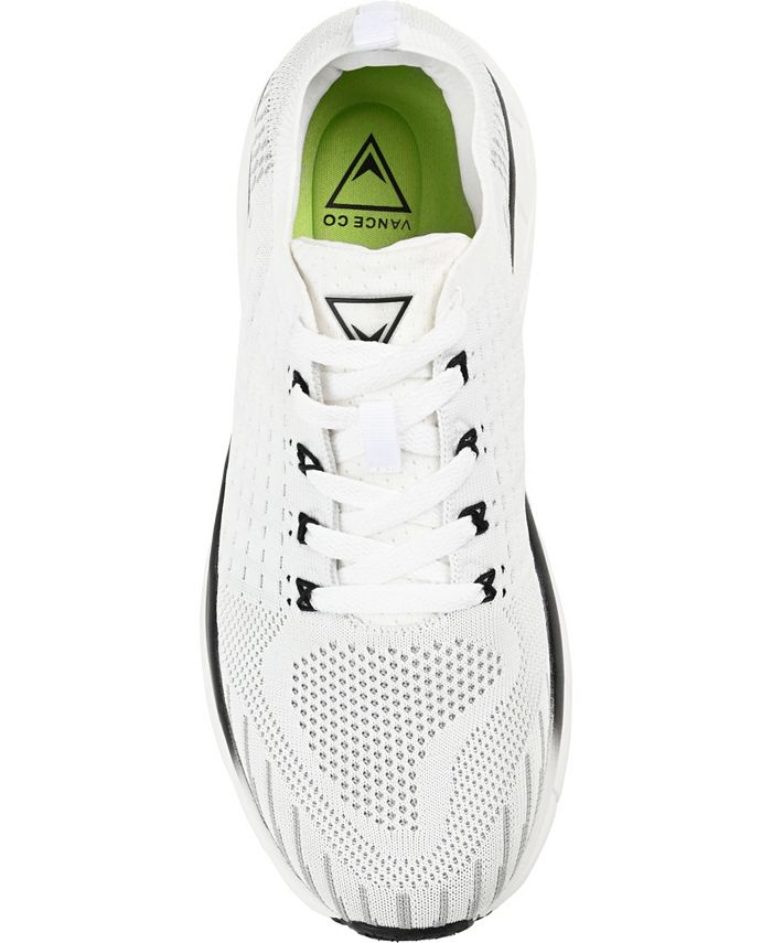 Vance Co. Men's Curry Knit Walking Sneakers - Macy's