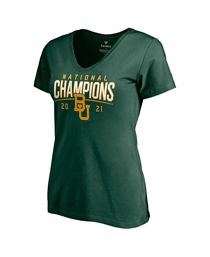 Fanatics Women's Green Baylor Bears 2021 NCAA Men's Basketball National Champions Posterize ...