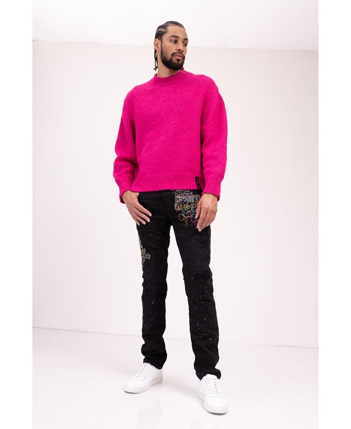 RON TOMSON Men's Modern Oversized Bold Sweater - Macy's