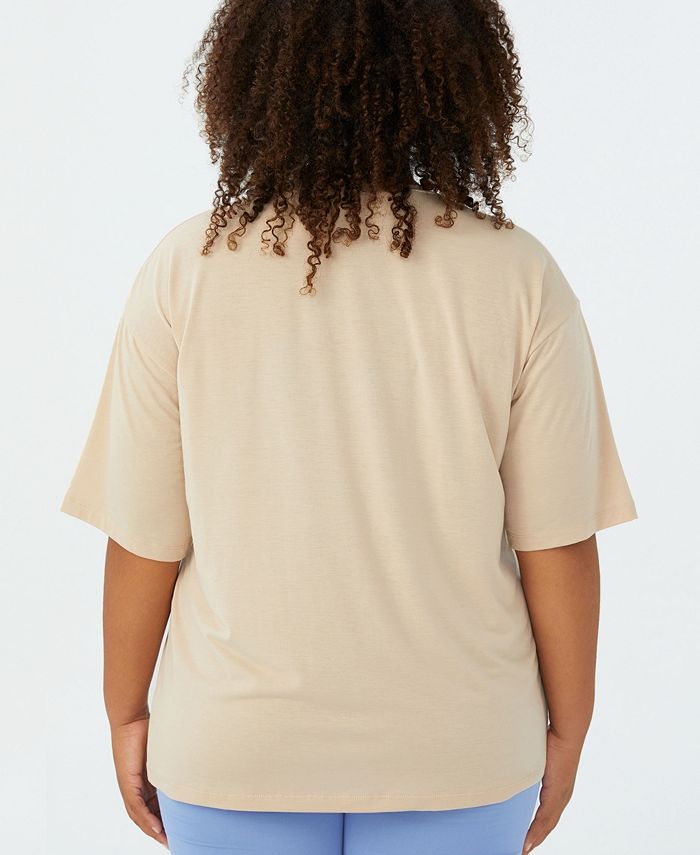 COTTON ON Trendy Plus Size Active Boyfriend T-shirt - Macy's