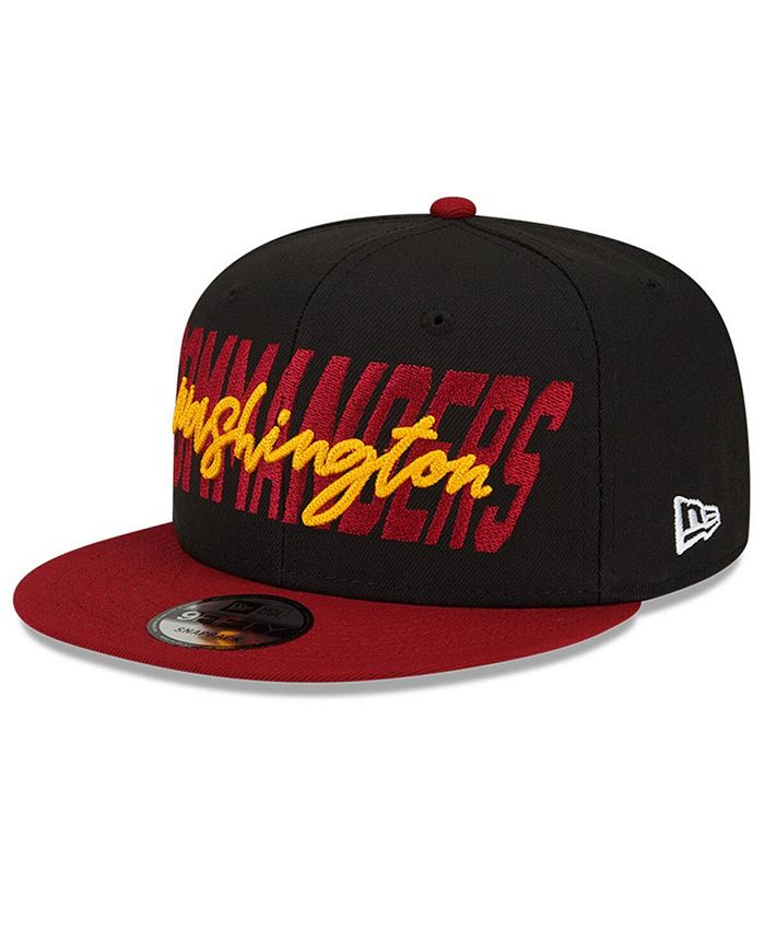 New Era Men's Black and Burgundy Washington Commanders 2022 NFL Draft ...