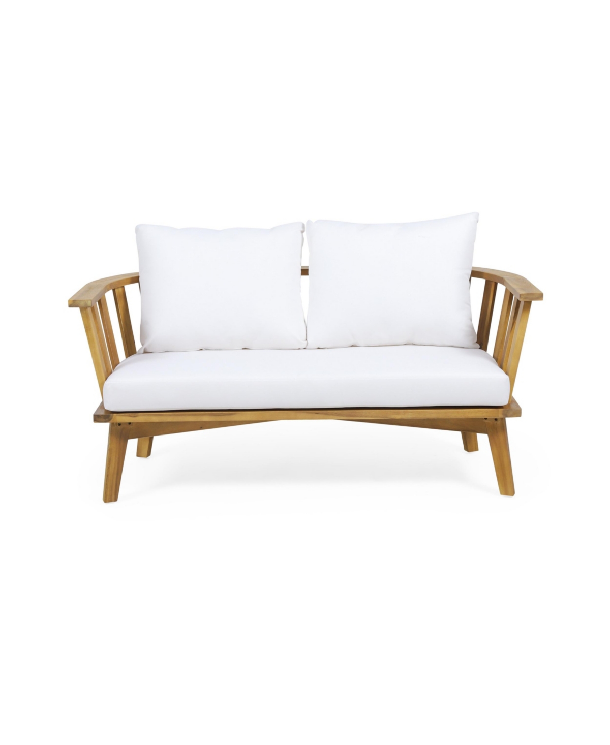 Click here for Solano Outdoor Cushions Loveseat - White prices