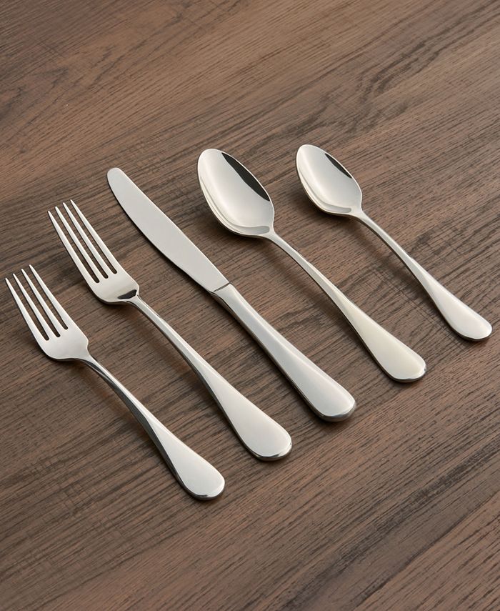Cambridge Silversmiths Eloquence Mirror 20-Piece Flatware Set, Service ...