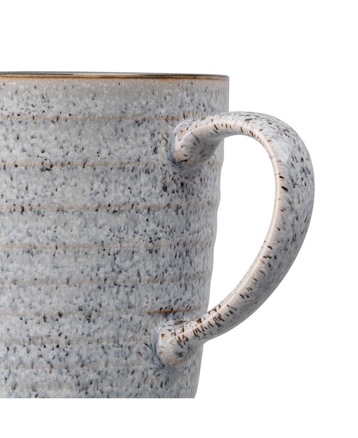 Denby Studio Craft Grey Ridged Mug - Macy's